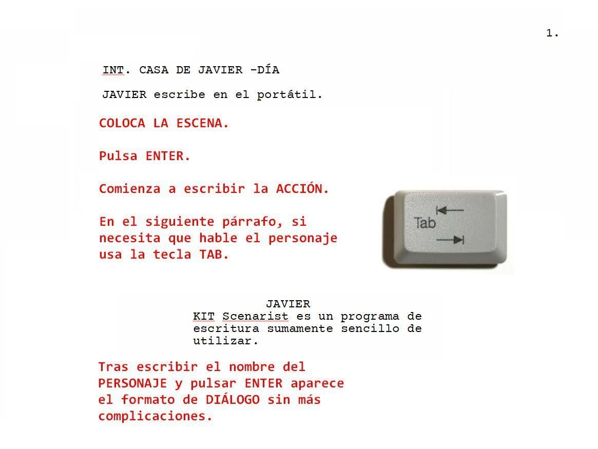 Cómo escribir guiones con Kit Scenarist | La solución elegante